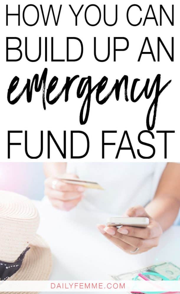 How To Build Up An Emergency Fund FAST - Hello Brazen