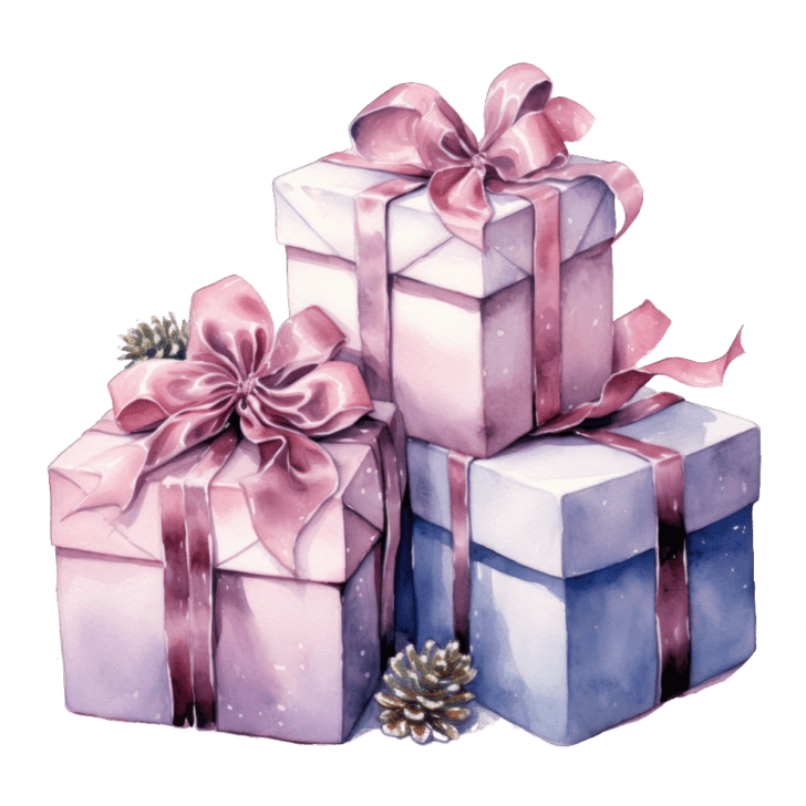 Pink Christmas Magic Clipart Collection - Hello Brazen