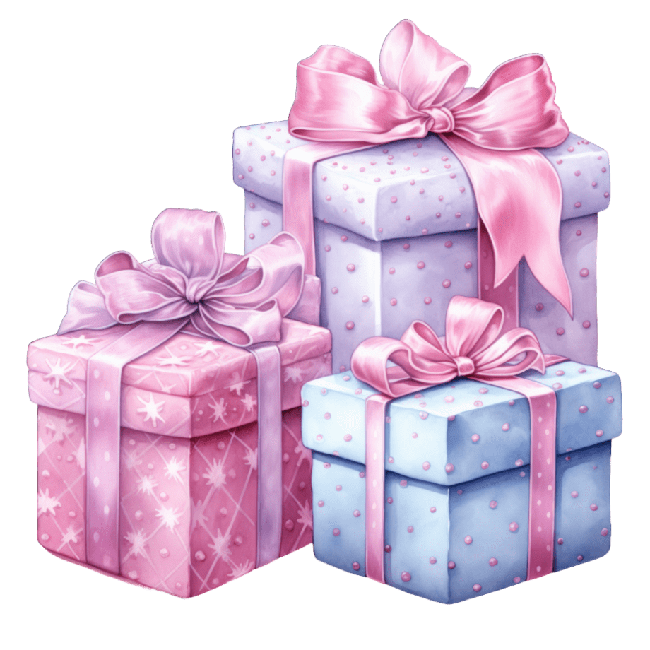 Pink Christmas Magic Clipart Collection - Hello Brazen