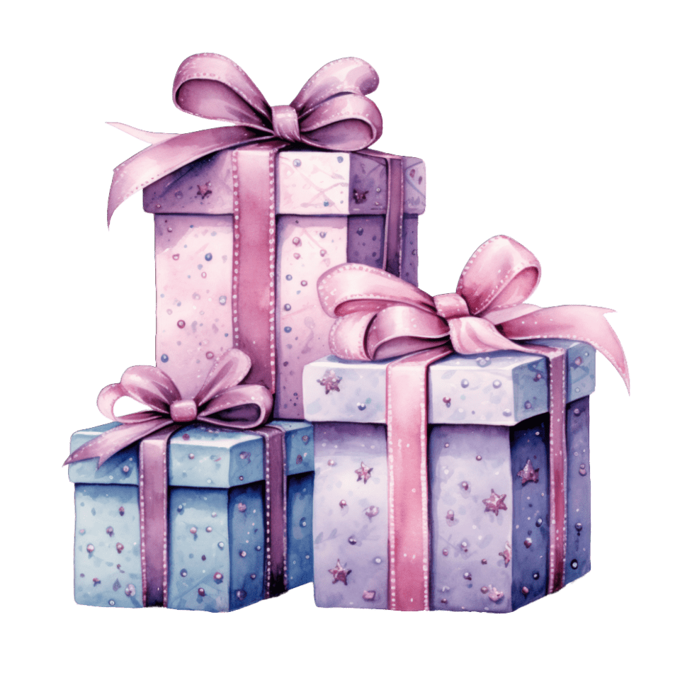 Pink Christmas Magic Clipart Collection - Hello Brazen