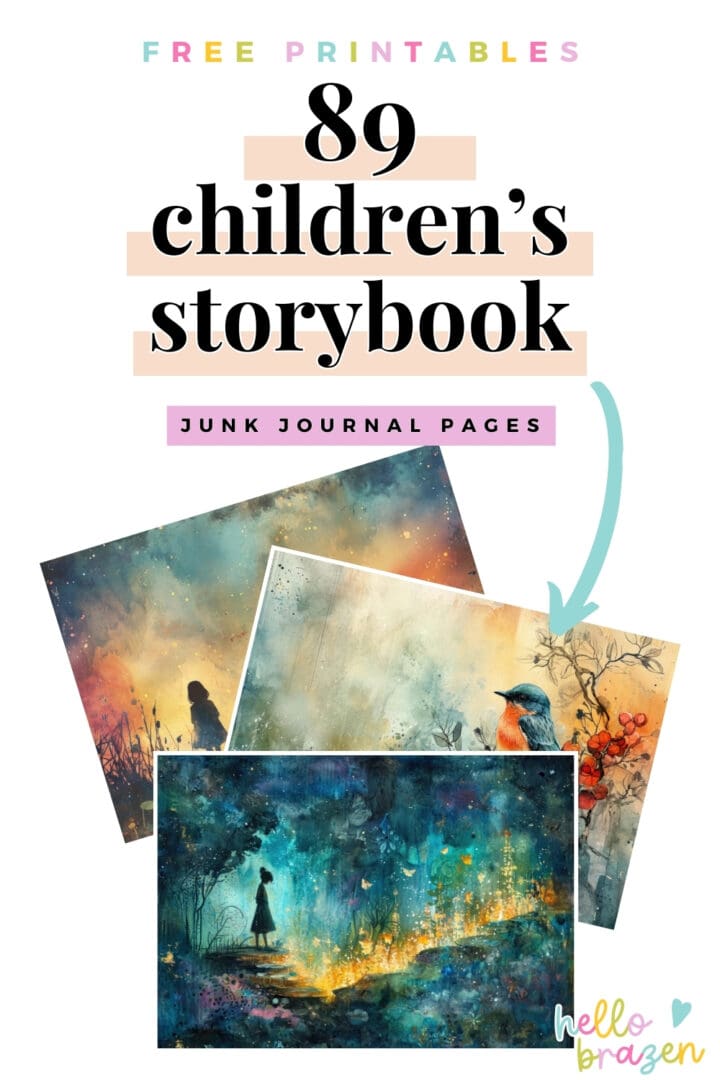 Enchanted Children's Storybook Junk Journal Collection - Hello Brazen