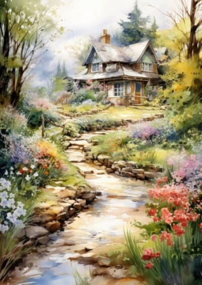 Springtime Whimsy - Cottages In Bloom Collection - Hello Brazen