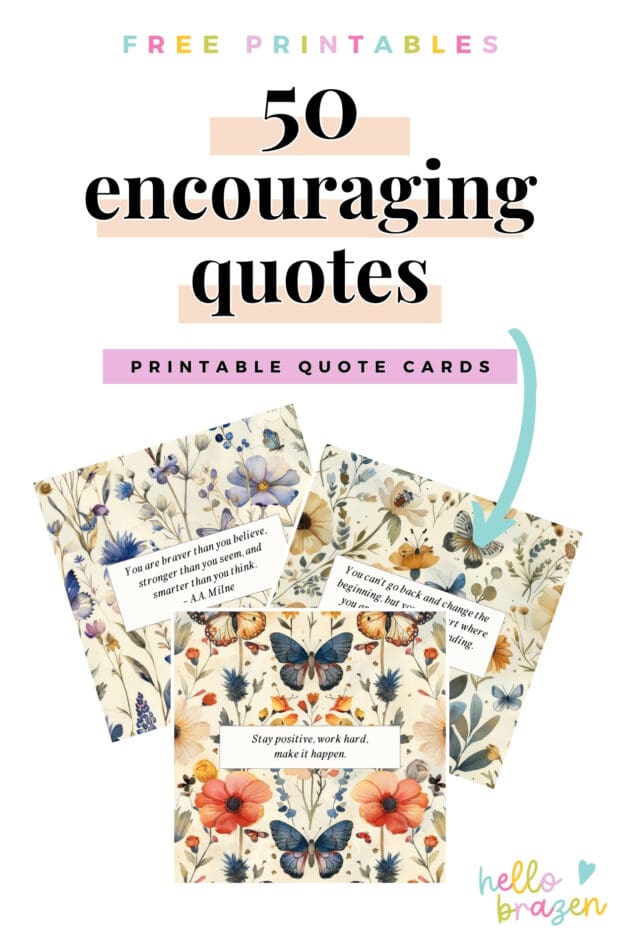 Whimsical Quote Card Collection - Hello Brazen