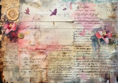 Vintage Scrapbook Junk Journal Backgrounds (Free Download) - Hello Brazen