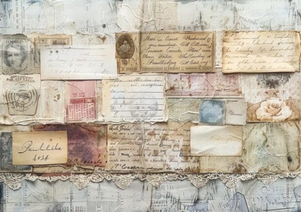 Vintage Scrapbook Junk Journal Backgrounds (Free Download) - Hello Brazen