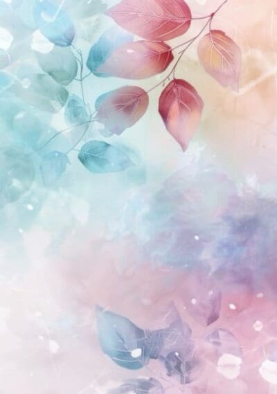 56 Pastel Leaves Backgrounds - Free Printable - Hello Brazen