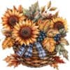 40 Fall Sunflower Basket Clipart - Free Download - Hello Brazen
