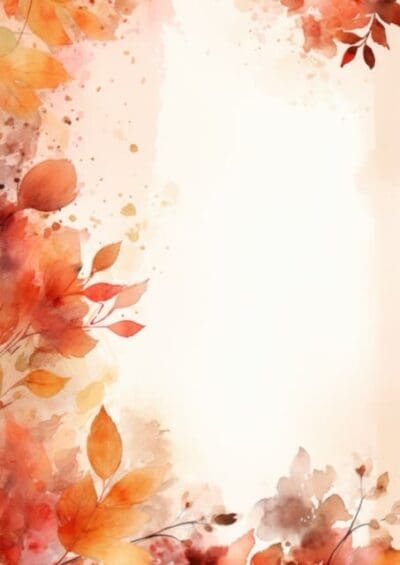 38 Fall Inspired Page Borders - Free Printable - Hello Brazen