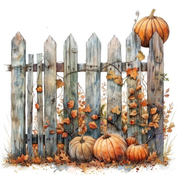 34 Pumpkins + Fences Clipart Images - Free Download - Hello Brazen