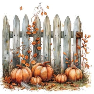 34 Pumpkins + Fences Clipart Images - Free Download - Hello Brazen