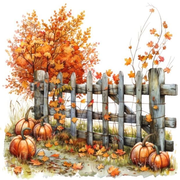 34 Pumpkins + Fences Clipart Images - Free Download - Hello Brazen