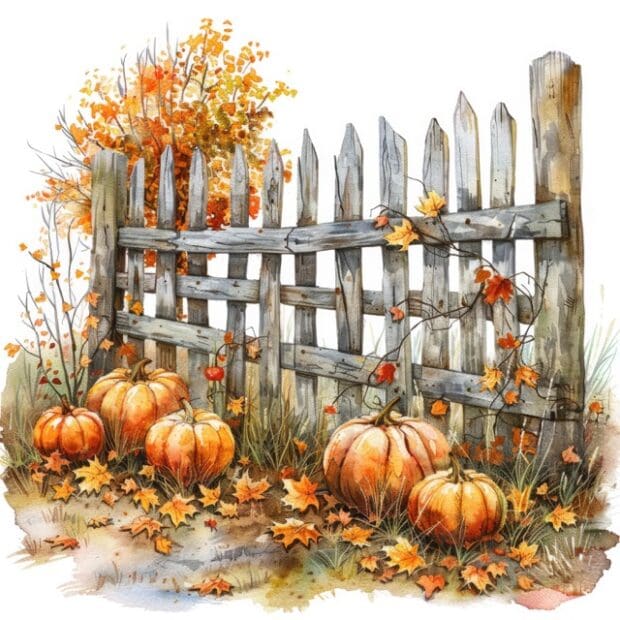 34 Pumpkins + Fences Clipart Images - Free Download - Hello Brazen