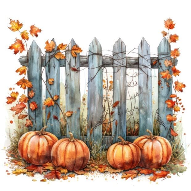 34 Pumpkins + Fences Clipart Images - Free Download - Hello Brazen