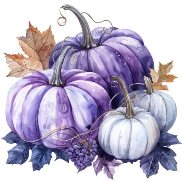 16 Purple Fall Pumpkins Clipart Images - Free Download - Hello Brazen