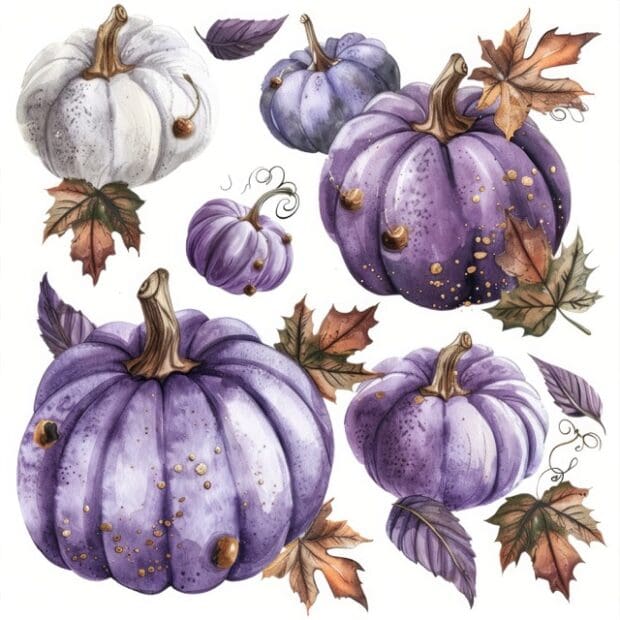 16 Purple Fall Pumpkins Clipart Images - Free Download - Hello Brazen