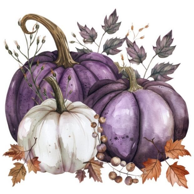 16 Purple Fall Pumpkins Clipart Images - Free Download - Hello Brazen