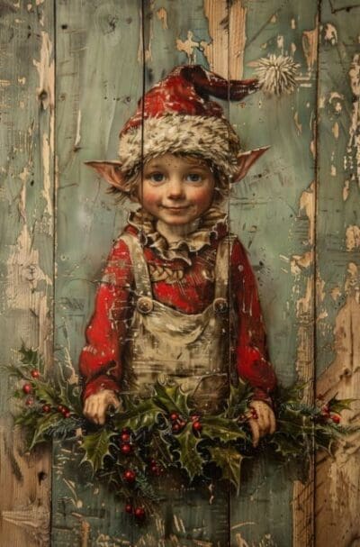 91 Rustic Christmas Images on Wooden Backgrounds - Printable Art - Free ...