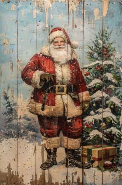91 Rustic Christmas Images on Wooden Backgrounds - Printable Art - Free ...