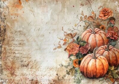44 Fall Pumpkins Junk Journal Pages - Free Download - Hello Brazen