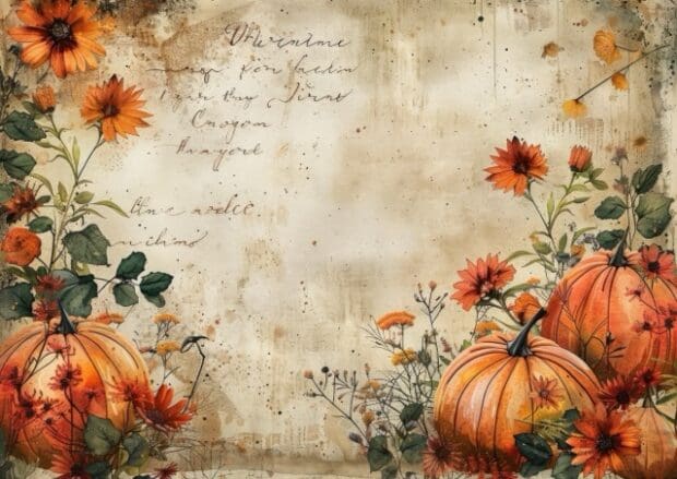 44 Fall Pumpkins Junk Journal Pages - Free Download - Hello Brazen