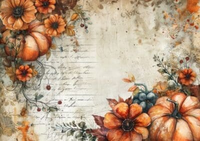 44 Fall Pumpkins Junk Journal Pages - Free Download - Hello Brazen