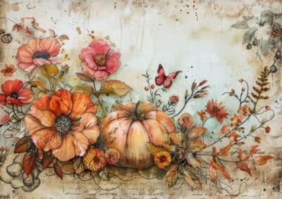 44 Fall Pumpkins Junk Journal Pages - Free Download - Hello Brazen