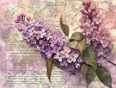 84 Vintage Lilac Junk Journal Pages - Free Download - Hello Brazen