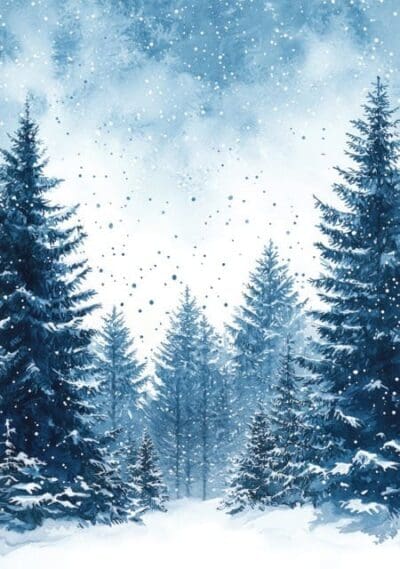 47 Blue Winter Scene Images - Free Download - Hello Brazen