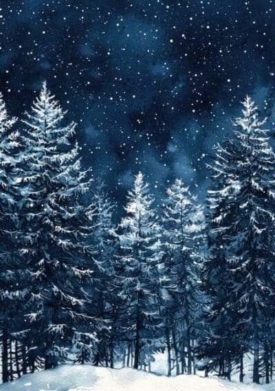 47 Blue Winter Scene Images - Free Download - Hello Brazen