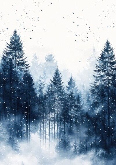 47 Blue Winter Scene Images - Free Download - Hello Brazen