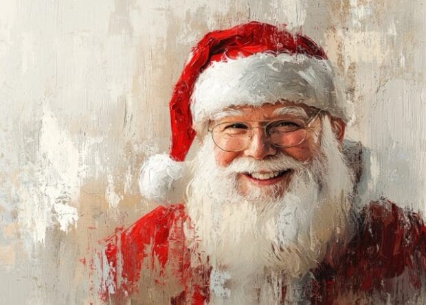 47 Santa Paintings - Free Printable Art - Hello Brazen
