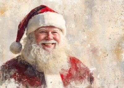 47 Santa Paintings - Free Printable Art - Hello Brazen