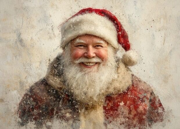 47 Santa Paintings - Free Printable Art - Hello Brazen