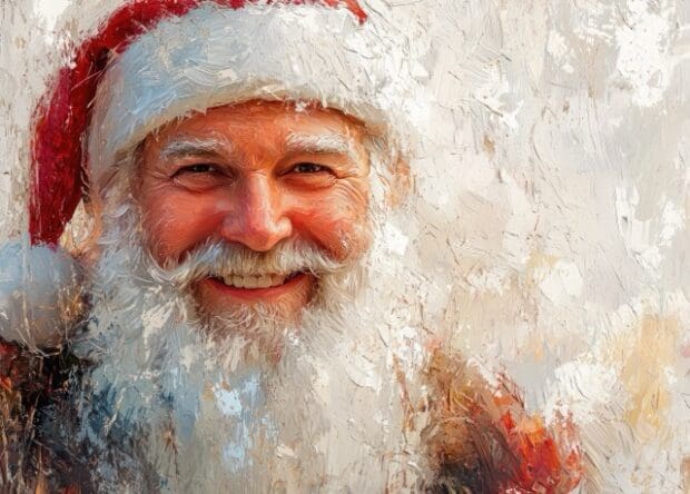 47 Santa Paintings - Free Printable Art - Hello Brazen