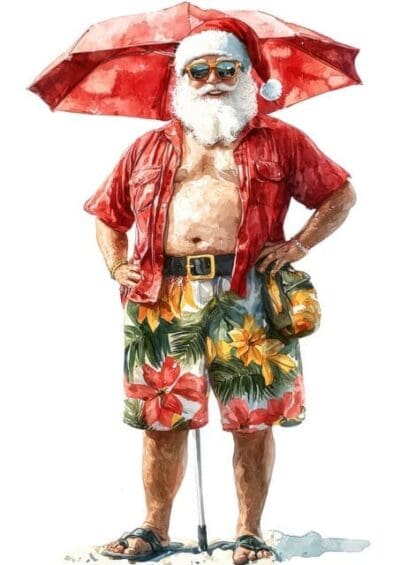 38 Summer Santa Images - Free Download - Hello Brazen