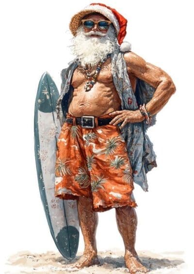 38 Summer Santa Images - Free Download - Hello Brazen