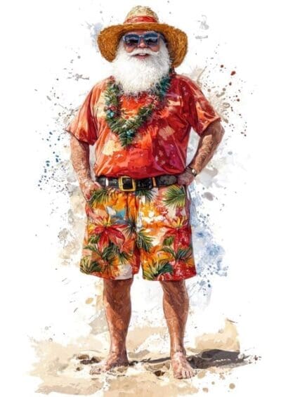 38 Summer Santa Images - Free Download - Hello Brazen