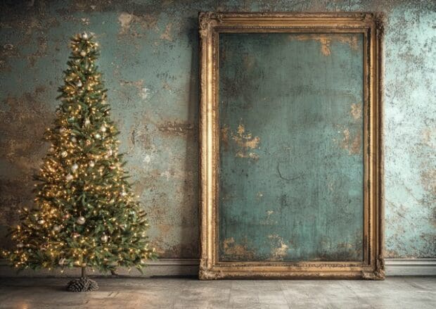 56 Vintage Frames + Christmas Trees - Free Download - Hello Brazen