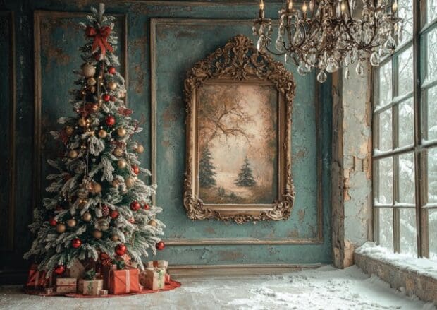 56 Vintage Frames + Christmas Trees - Free Download - Hello Brazen