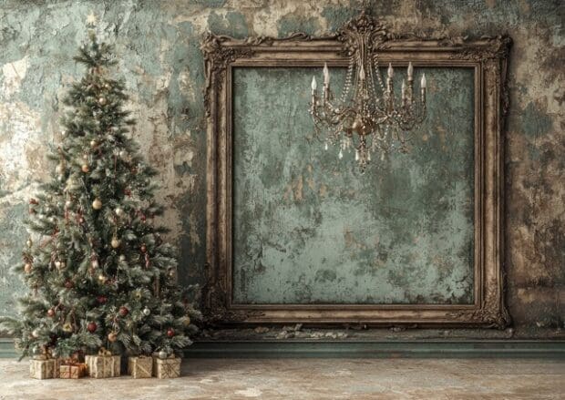 56 Vintage Frames + Christmas Trees - Free Download - Hello Brazen